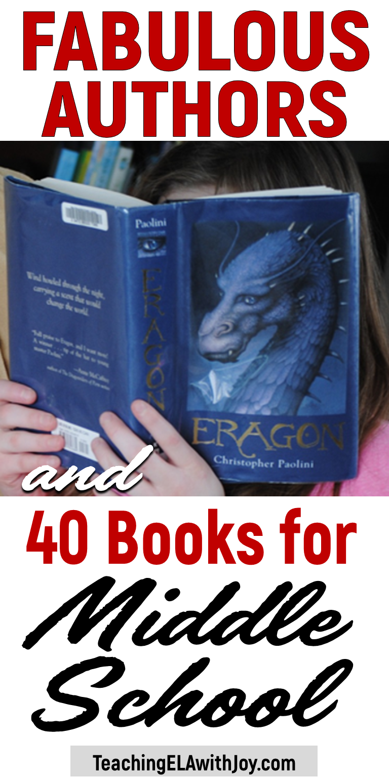 Fabulous Authors And 40 Book Recommendations For Middle School Readers Fabulous Authors And 40 Book Recommendations For Middle School Readers