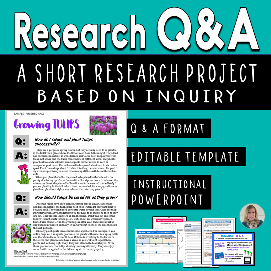 10 Ideas to Make Teaching Research Easier! | Teaching ELA with Joy Sexton
