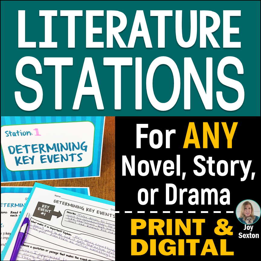 10 Quick Assessment Ideas for Literature - Teaching ELA with Joy